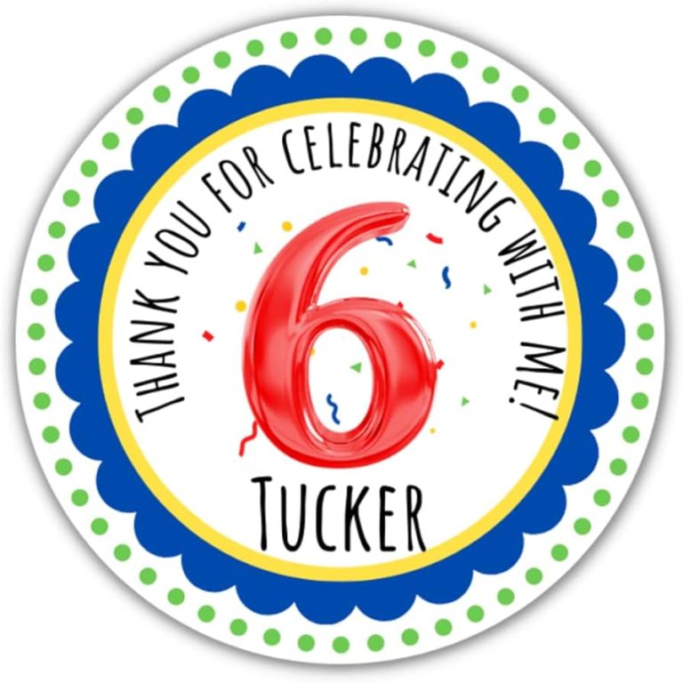 Custom Stickers For Party Favors: Personalize Your Celebration ...