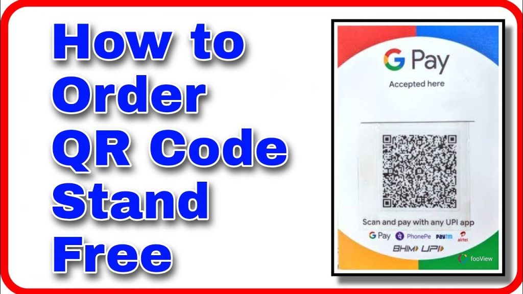How To Get Google Pay Qr Code Sticker India - Sticker Residue