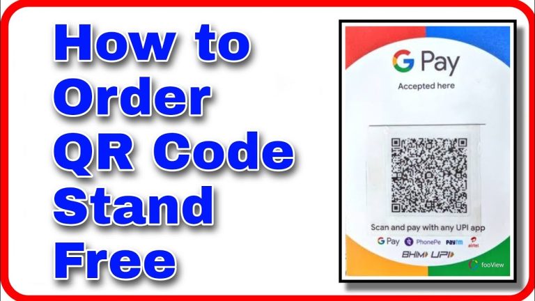 How To Get Google Pay Qr Code Sticker India - Sticker Residue