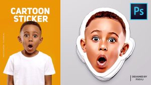 How To Make A Sticker Design In Photoshop - Sticker Residue