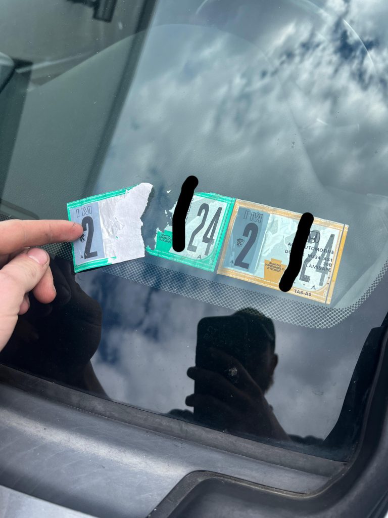 Custom Stickers - Sticker Residue