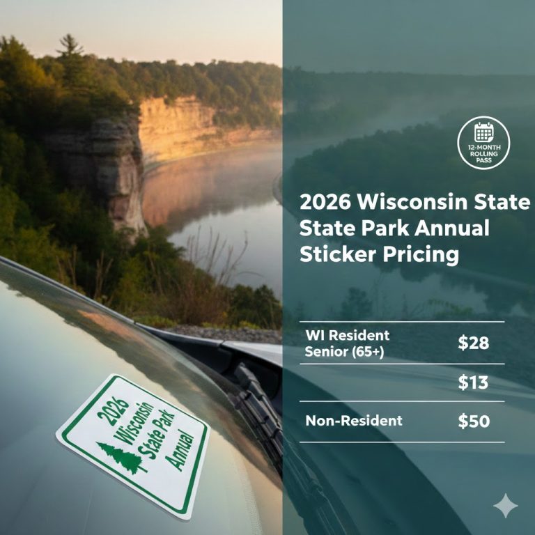 How Much Is A Wisconsin State Park Annual Sticker In 2026? (Prices ...
